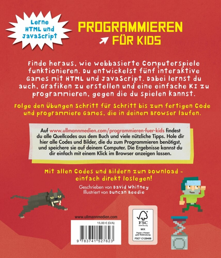 Programmieren für Kids – Entwickle fünf Games mit HTML und JavaScript ...